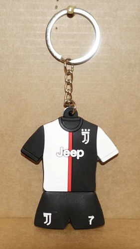 Cristiano Ronaldo CR7 Juventus #7 Jersey 2019 3D Keychain Keyring ...