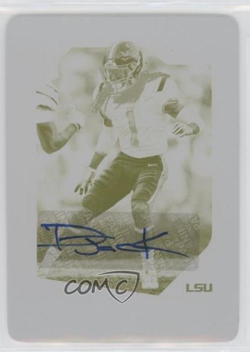 2018 Score Printing Plate Yellow Signatures 1/1 Donte Jackson Rookie ...