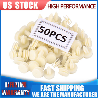 50Pcs Car Door Panel Retainer Clips Rivet For GM GMC Truck & Chevrolet ...