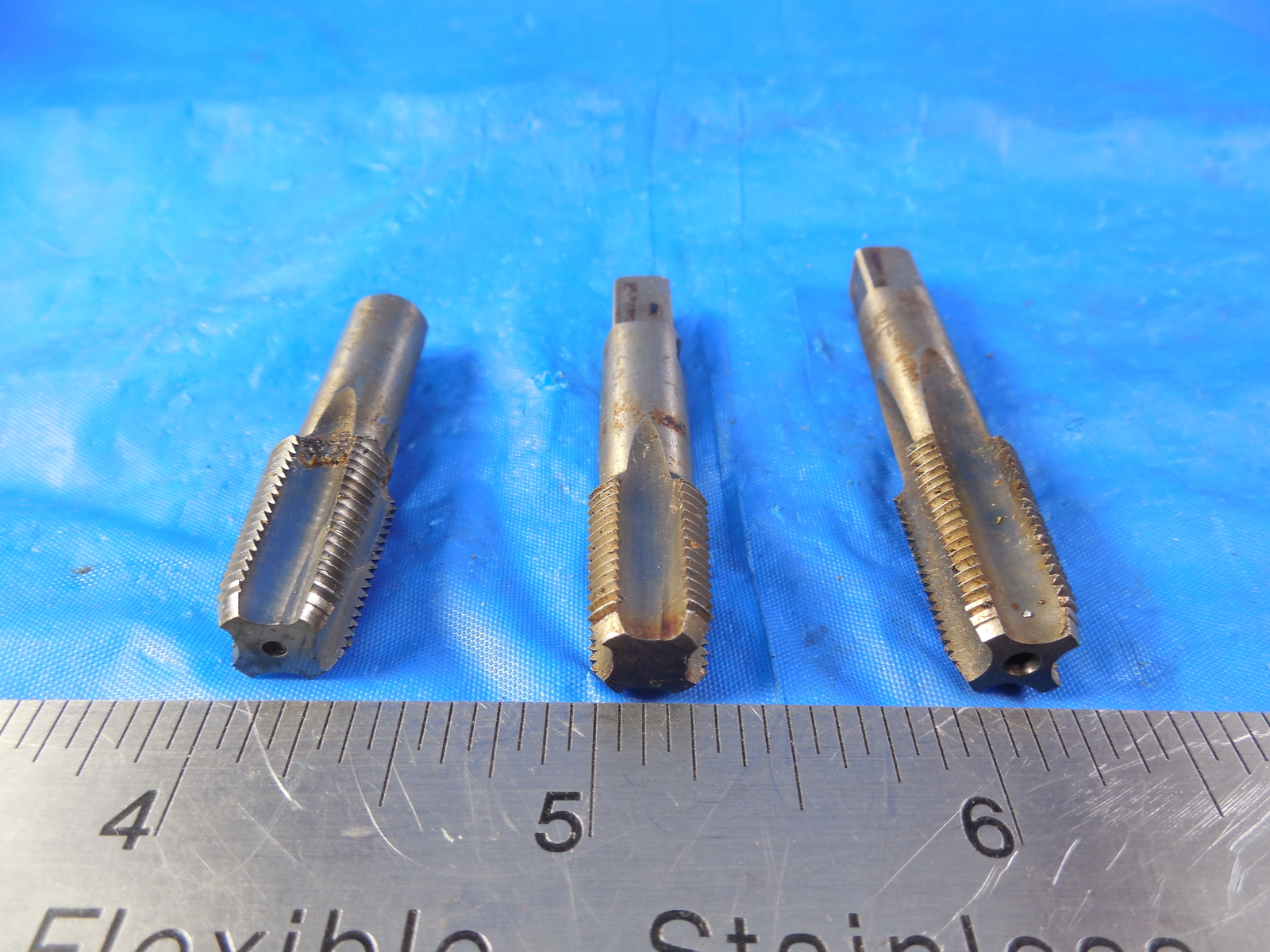 3PCS LOT OF 1/8 27 NPT/NPTF HSG 4 FLUTE TAPER PIPE TAPS CNC MACHINE ...