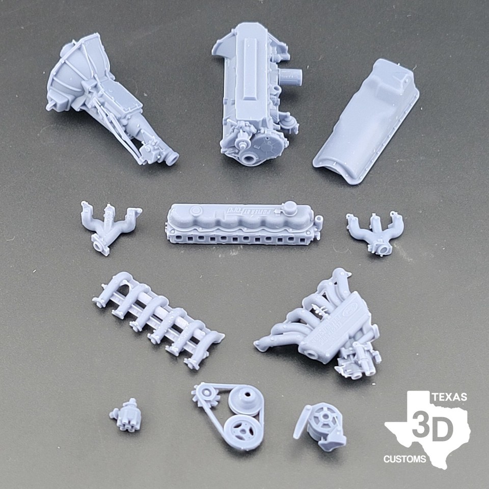 EFI Ford 300 Inline 6 model engine resin 3D printed 1:24-1:8 scale | eBay