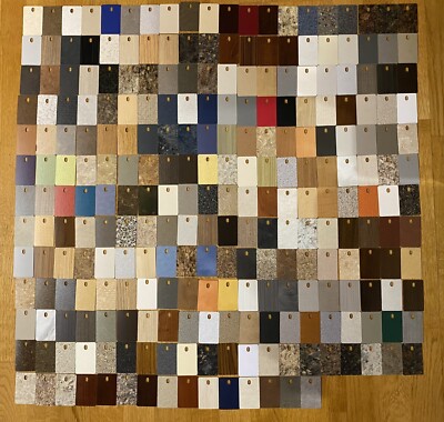 Lot of 300 Wilsonart Multiple Colors Laminate Color Match Samples,For ...