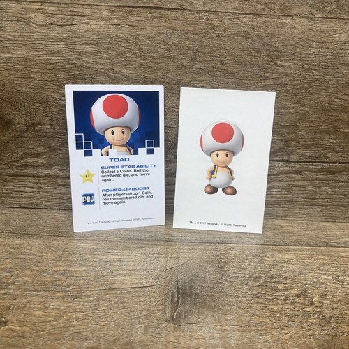 Monopoly Gamer Power Pack Toad Card And Sticker Only Hasbro Nintendo ...