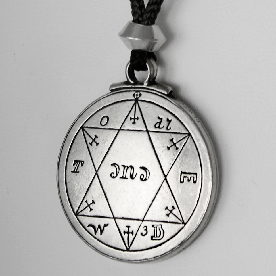Talisman for Good Health Pendant Solomon Seal Amulet Hermetic Kabbalah ...