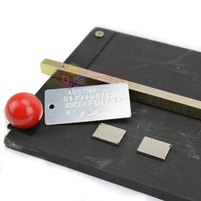 Portable Manual Dog Tag Metal Plate Deboss Stamping Embosser Embossing ...
