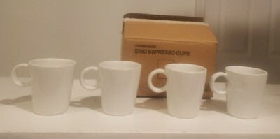 Enid Espresso Cups White Set Of 4 | eBay