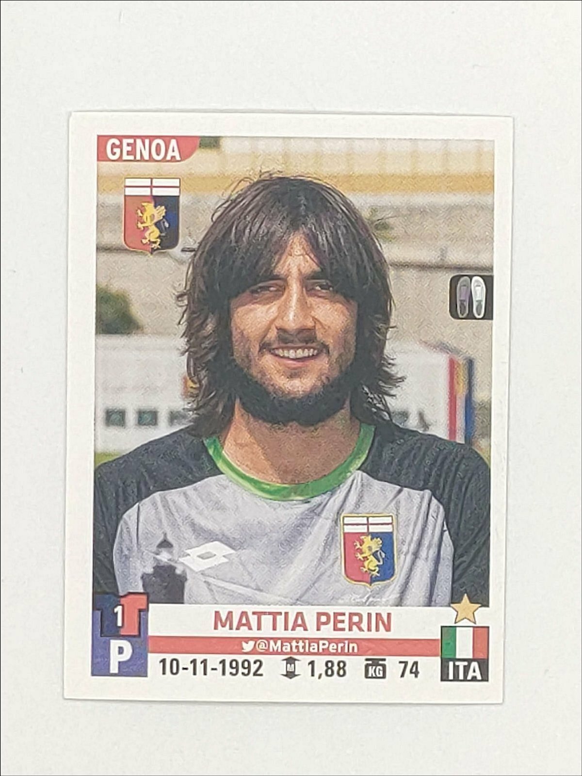 2015-16 Panini Calciatori Mattia Perin Genoa #213 | eBay
