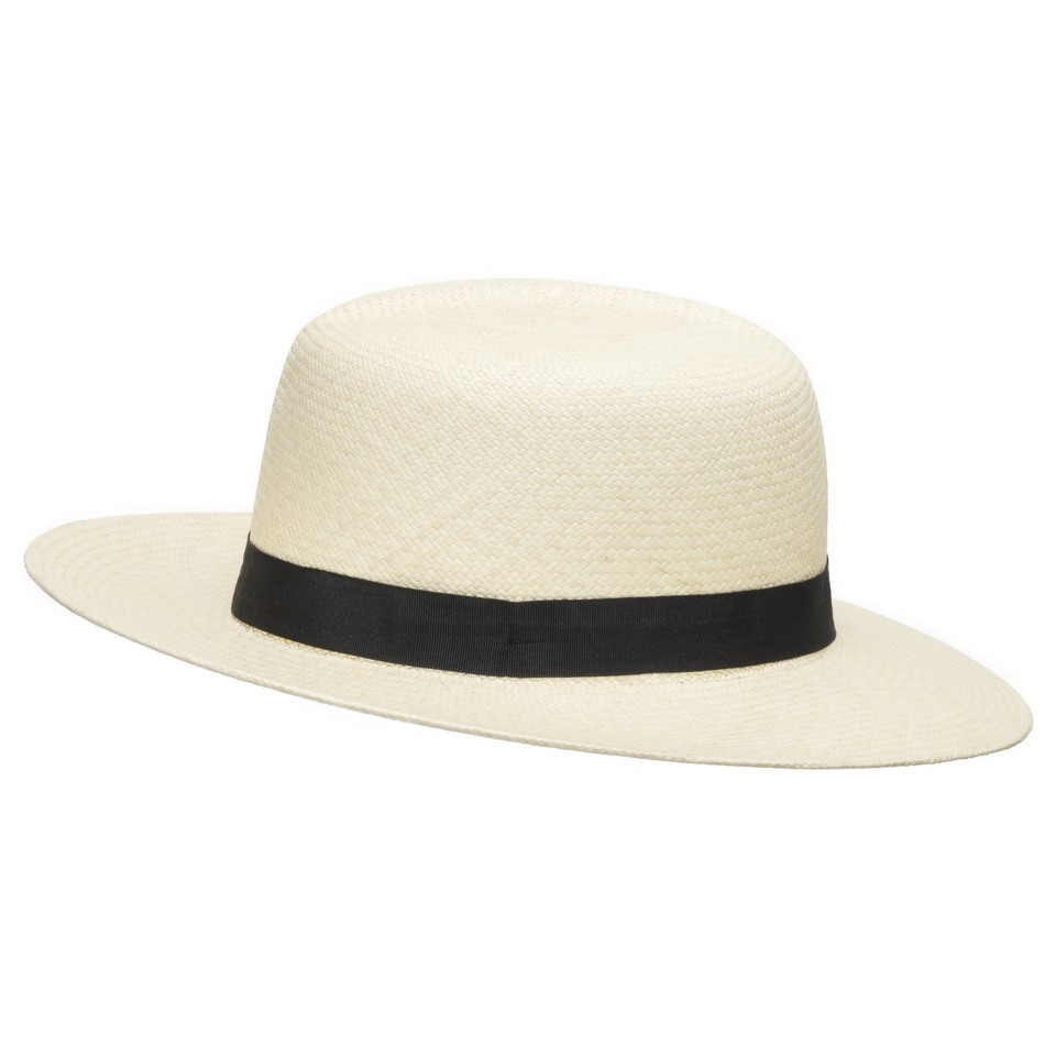 Ultrafino ENGLISH OPTIMO Panama Hat Natural Straw Classic | eBay