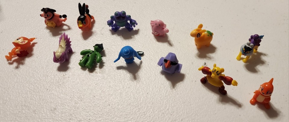 Lot of 12 Mini Miniature Pokemon Toys Figures RLW China PK Iconic ...