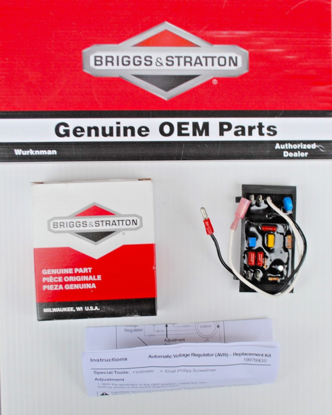 Briggs & Stratton OEM 691573 Replacement Regulator for sale online | eBay