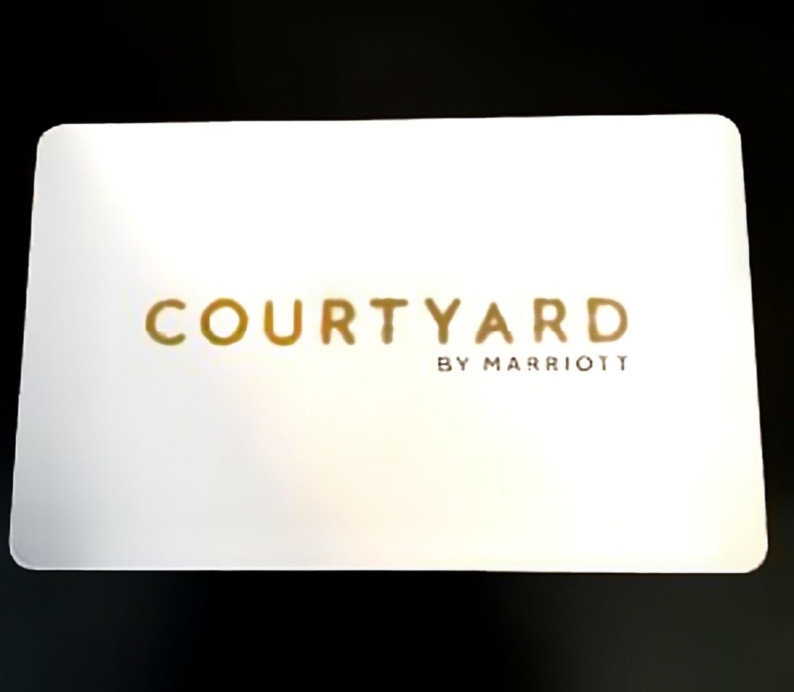 Marriott Courtyard Hotel Room Solid White KEY CARD | eBay