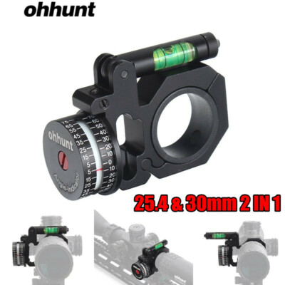 ohhunt Scope Rings High Accuracy Angle Cosine Indicator Bubble Level 25 ...