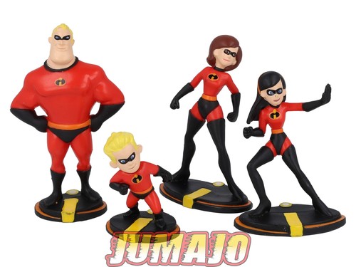 FIG149 Lot de 4 figurines PVC BULLY Disney Pixar 11cm : Les ...