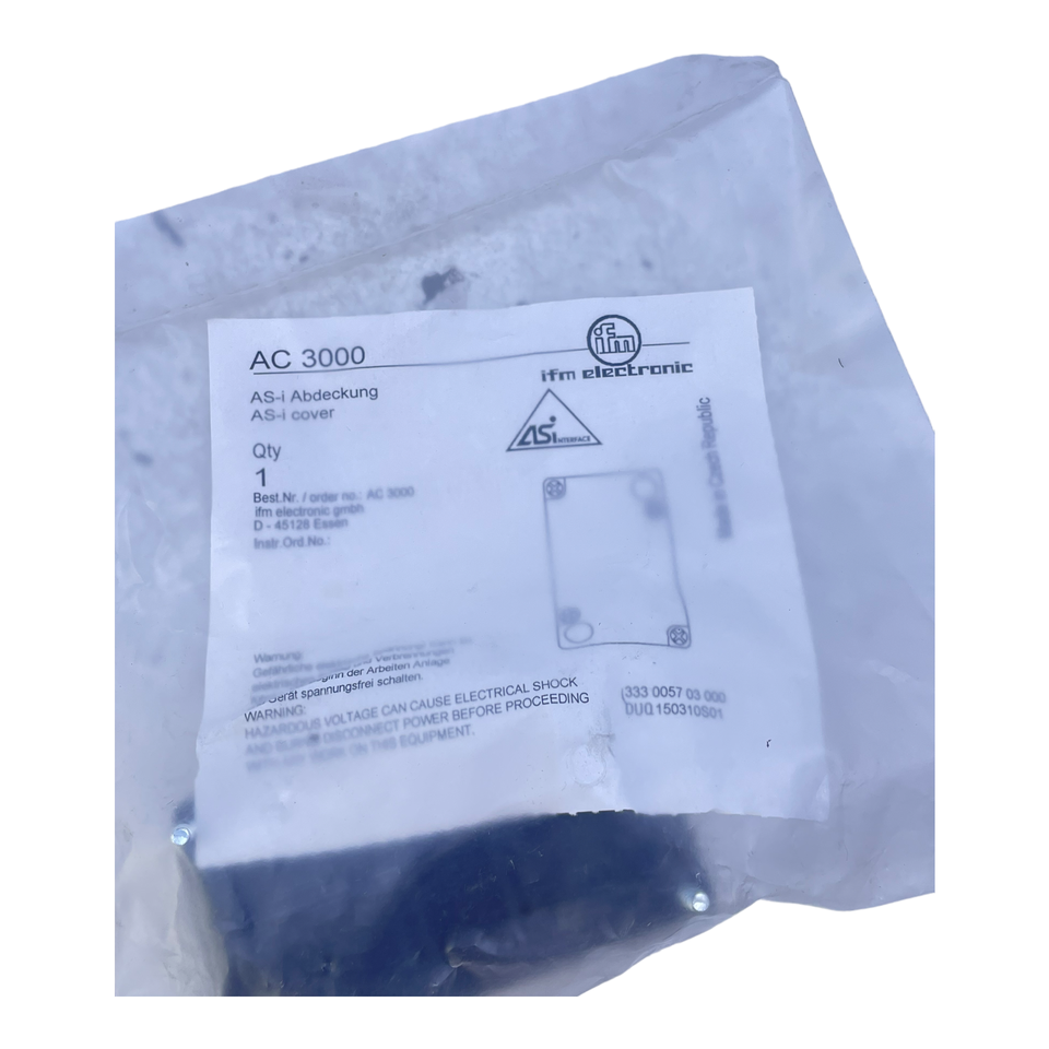 Ifm AC3000 AS-Interface module cover for industrial use Ifm AC3000 ...