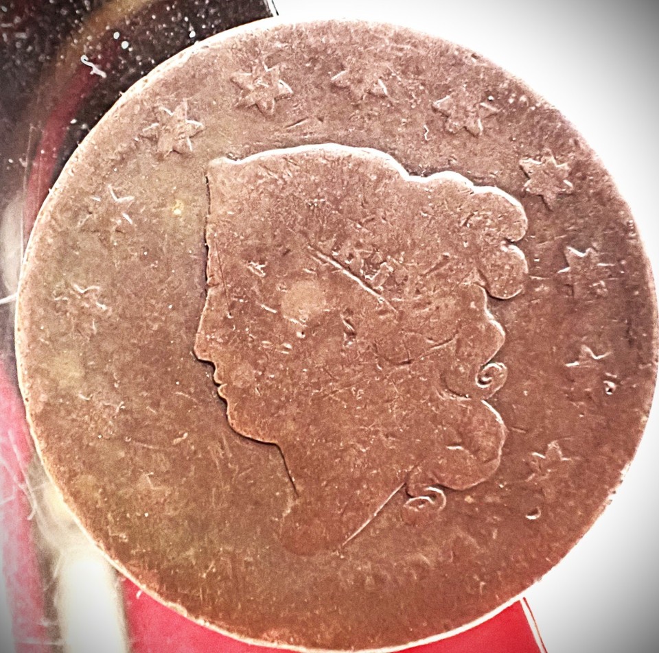 1824 US Coronet Liberty Head Large Cent🪙Matron Early Copper Penny🪙 | eBay