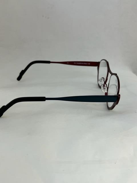 Theo JUMP eyeglasses Color Merlot w/Black Titanium Brand New 50-20-140 ...