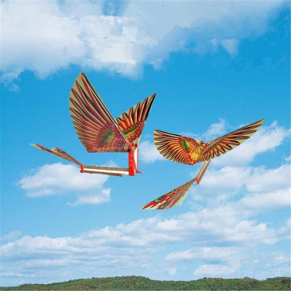 Rubber Band Power DIY Air Plane Ornithopter Birds Model Kites Kids Toy ...