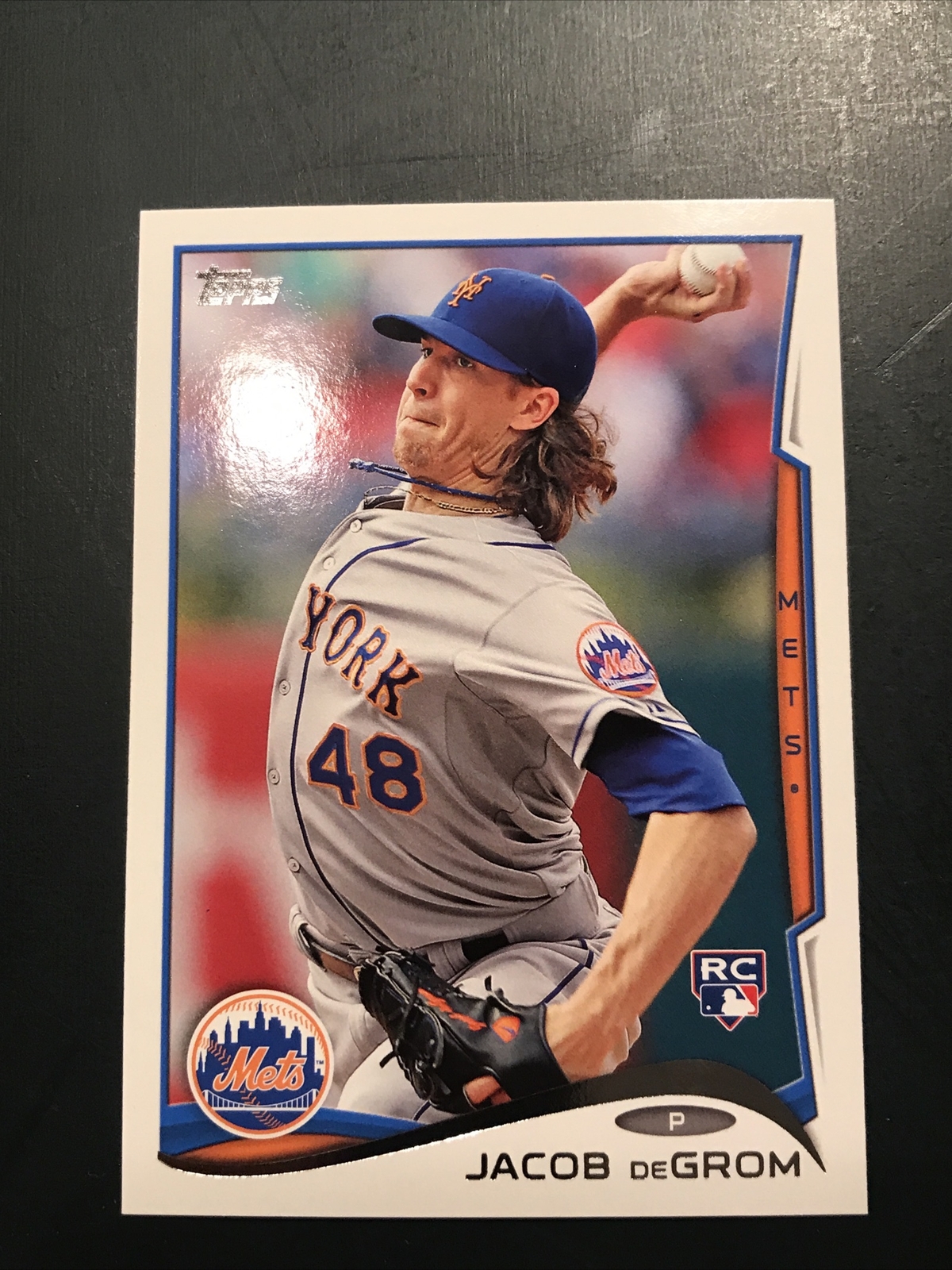 2014 TOPPS JACOB DEGROM ROOKIE CARD MVP CY YOUNG US 50 RC B16 | eBay