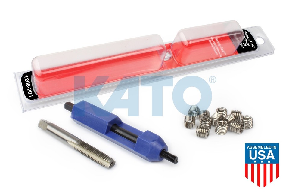 1/4-28 Thread Repair Kit Perma-Coil 1208-204 (12 Insert) Helicoil 5528 ...
