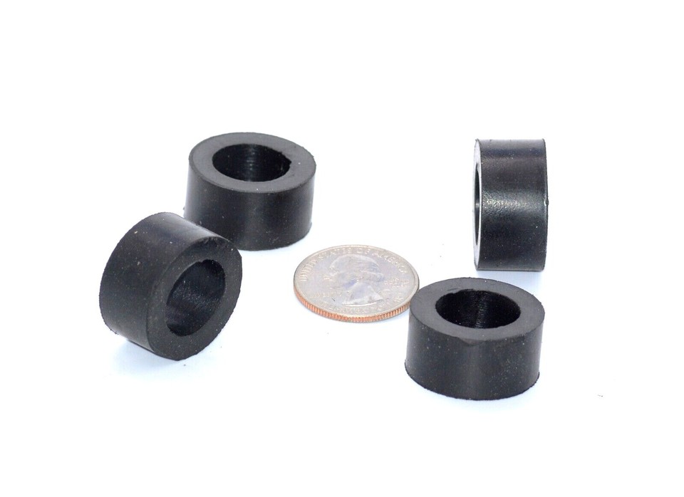 5/8" Rubber Spacer Bushing 1" OD x 1/2" Thick EPDM Mount Isolator ...
