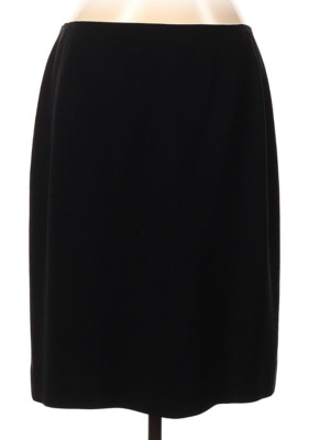 BASLER Black Everyday Career Triacetate Blend Knee-Length Skirt Size 42 ...