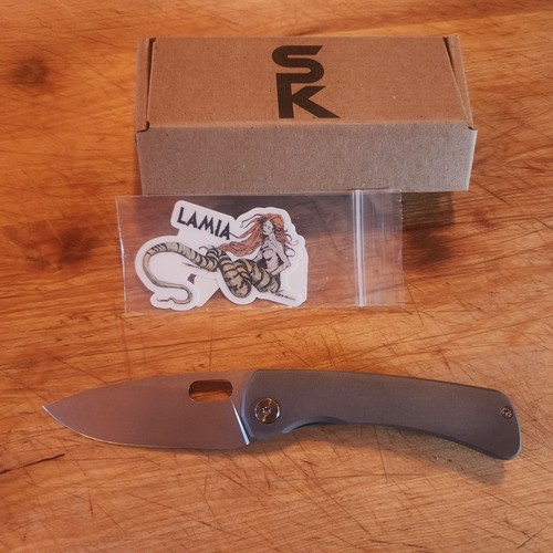 SPK Lamia Gen 4 - Elmax Blade / Titanium Handles / Skiff Bearings ...