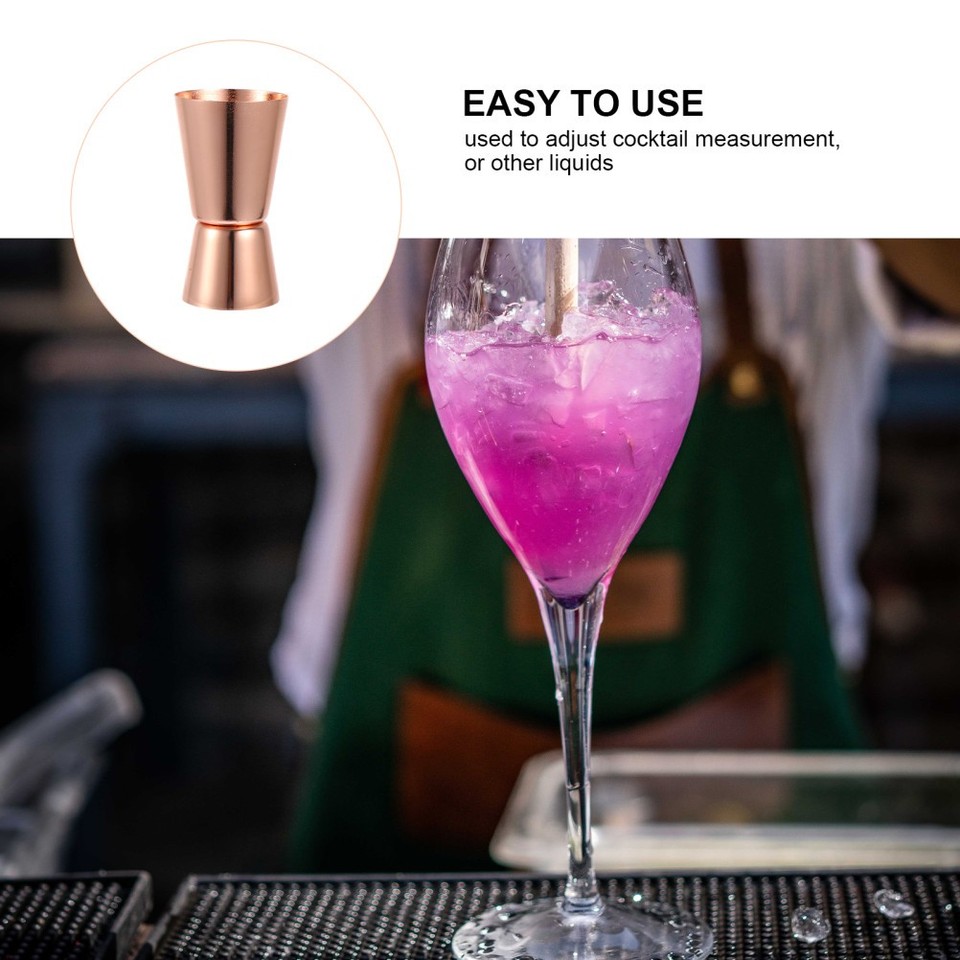 2 Pcs Ounce Jigger Jiggers for Bartending Stainless Measuring Cups ...