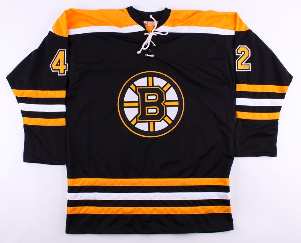 David Backes Signed Boston Bruins Jersey (Beckett) Playing career 2005 ...