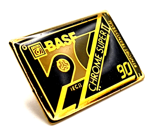 Pin's Cassette BASF Photo Video Signé Broca 28 mm 4g | eBay
