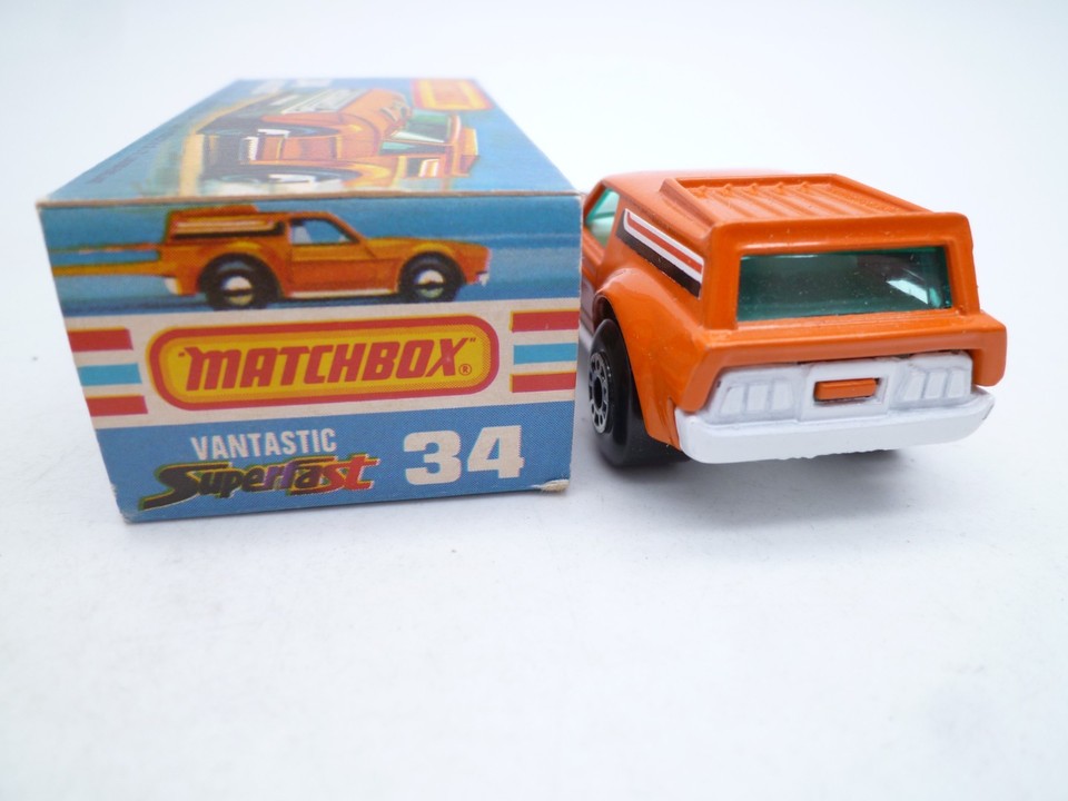 VINTAGE MATCHBOX SUPERFAST No.34e VANTASTIC IN ORIGINAL BOX 1975 | eBay UK