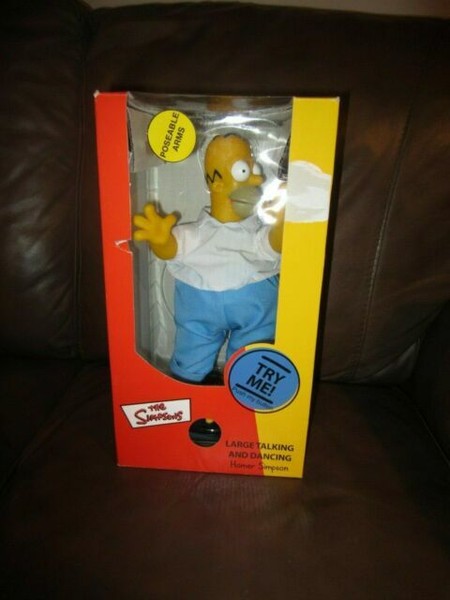 2002 Gemmy The Simpsons Large Talking & Dancing Homer Simpson 14" for ...