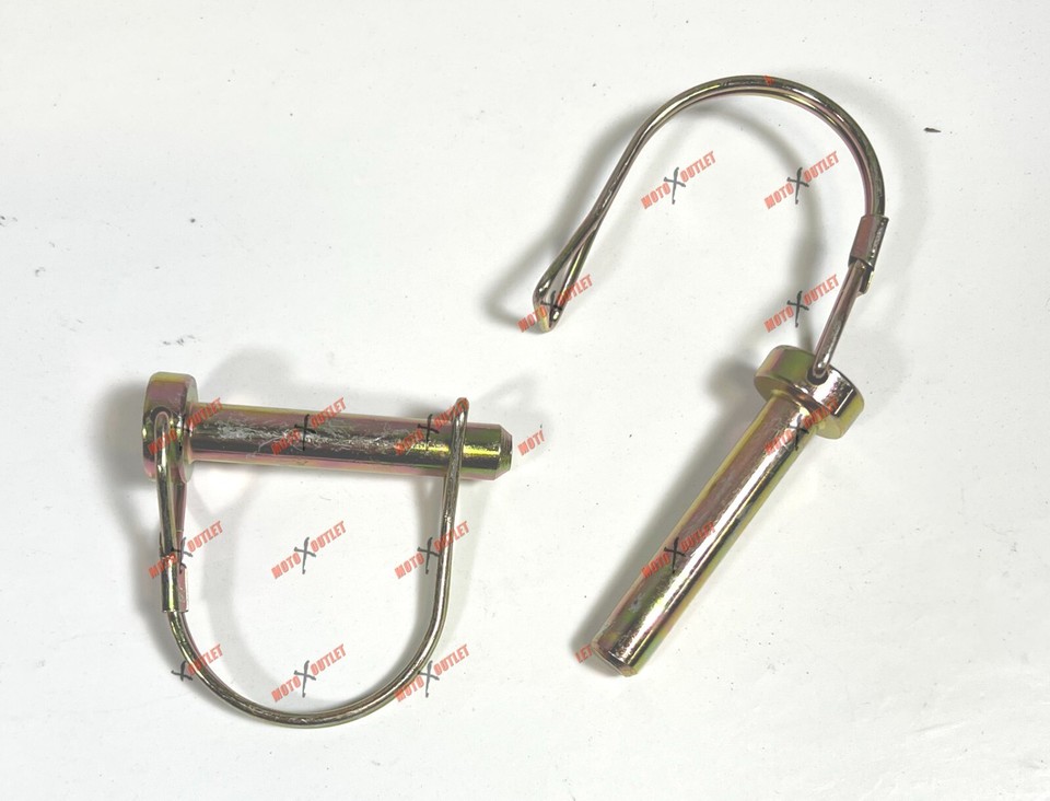 ATV SNOW PLOW PUSH TUBE PINS 3/8 X 2 Inch works with KFI Kolpin Open ...