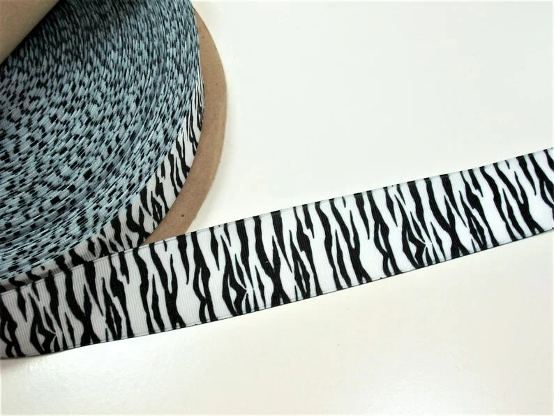 Tiger Stripe Grosgrain Ribbon