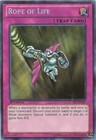 3x Rope of Life - LCYW-EN147 - Secret Rare - 1st Edition Moderately ...