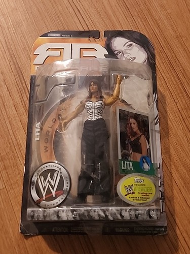WWE Lita Action Figure Ring Rage Series 22.5 Ruthless Aggression 2006 ...