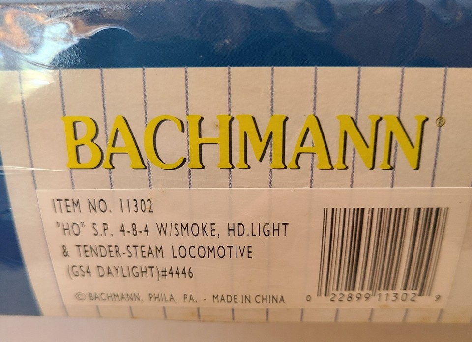 Bachmann Industries GS4 Daylight SP 4-8-4 W/Smoke HD Light Locomotive ...