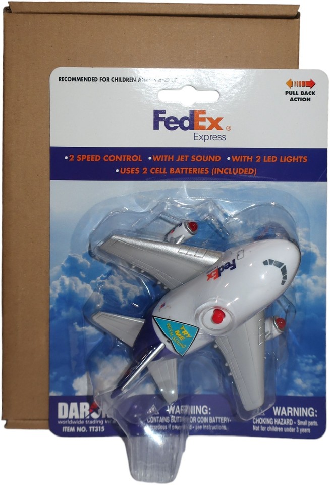 FedEx Express Toy Jet Plane with Sound and Lights - Sealed Package with ...