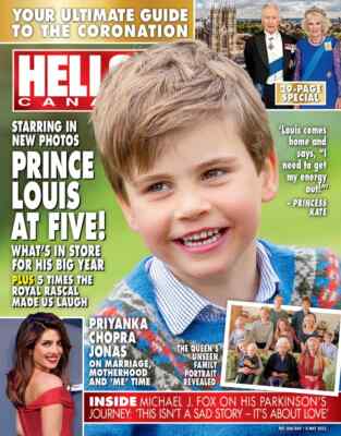 Hello Canada Magazine Prince Louis 5 #868 NEW May 2023 Coronation ...