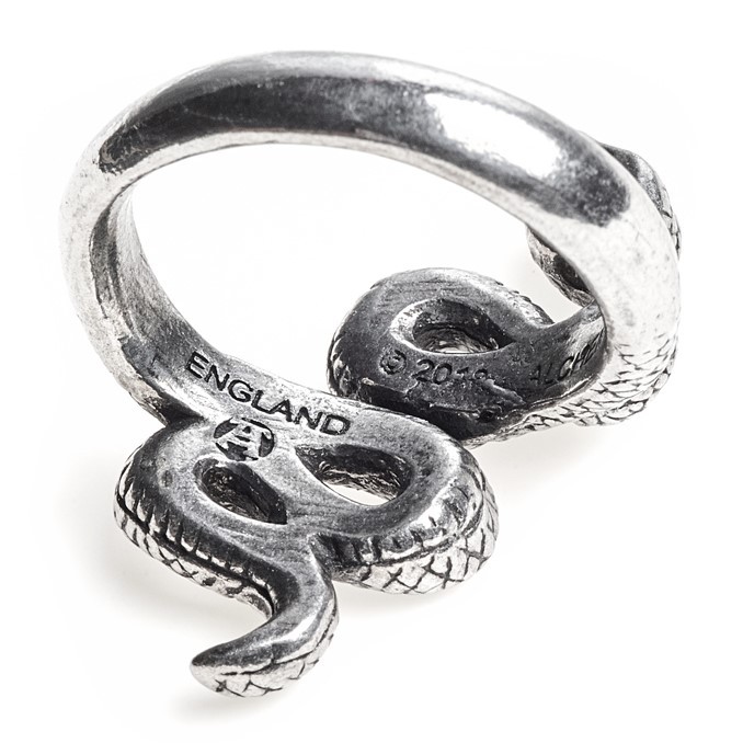 ALCHEMY PSALM 68 SNAKE RING Nachash Serpent Fertility Green Crystal ...