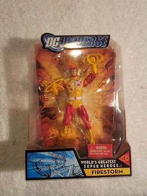 MATTEL DC UNIVERSE WORLD’S GREATEST SUPER HEROES FIRESTORM FIGURE CIB ...