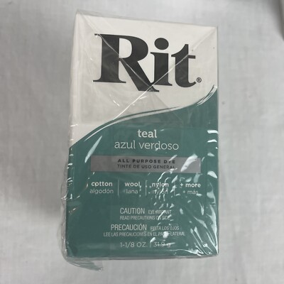 Rit All-Purpose Powder Dye Teal 6 Packs Bundle Lot Teal Blue | eBay