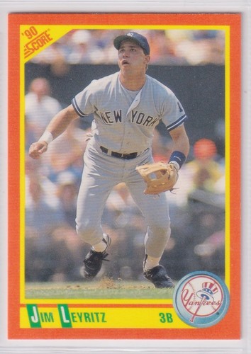 Jim Leyritz 1990 Score Traded Rookie #83T Yankees {0307 | eBay
