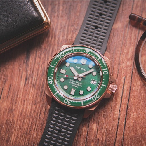 Proxima Men's Diving Watch, Automatic Watch Men's Sports Watch 300m ...