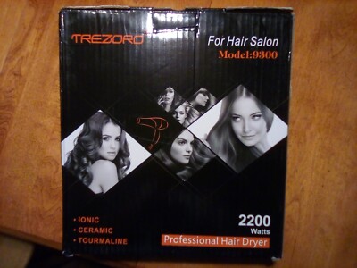 Blow dryer, hair dryer, Trezoro Professional ionic blow dryer 2200W | eBay