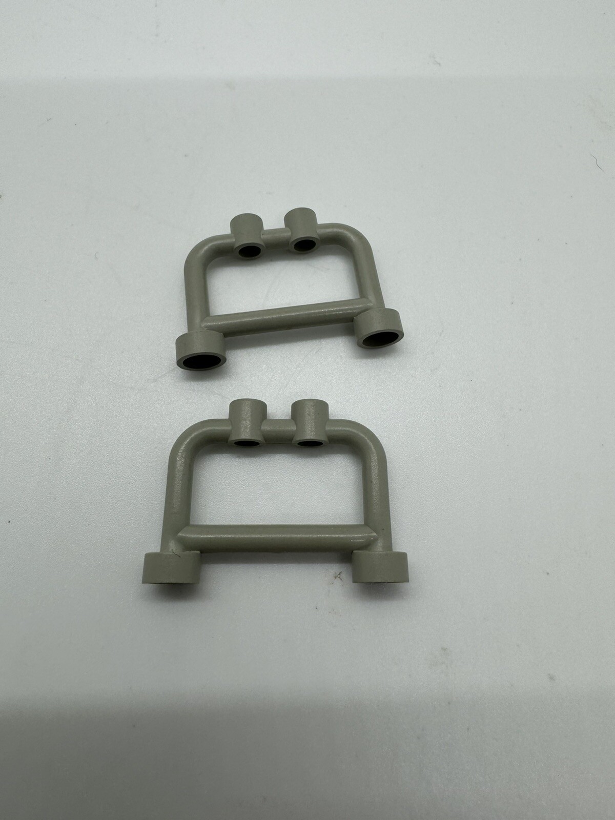 Lego Lot of 2 Part 4083 Old Light Gray Bar Fence 1 x 4 x 2 Space ...