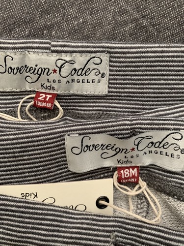 Sovereign Code Kids Unisex Baby Toddler Jogger Sweat Pants~Grey~18 Mo ...