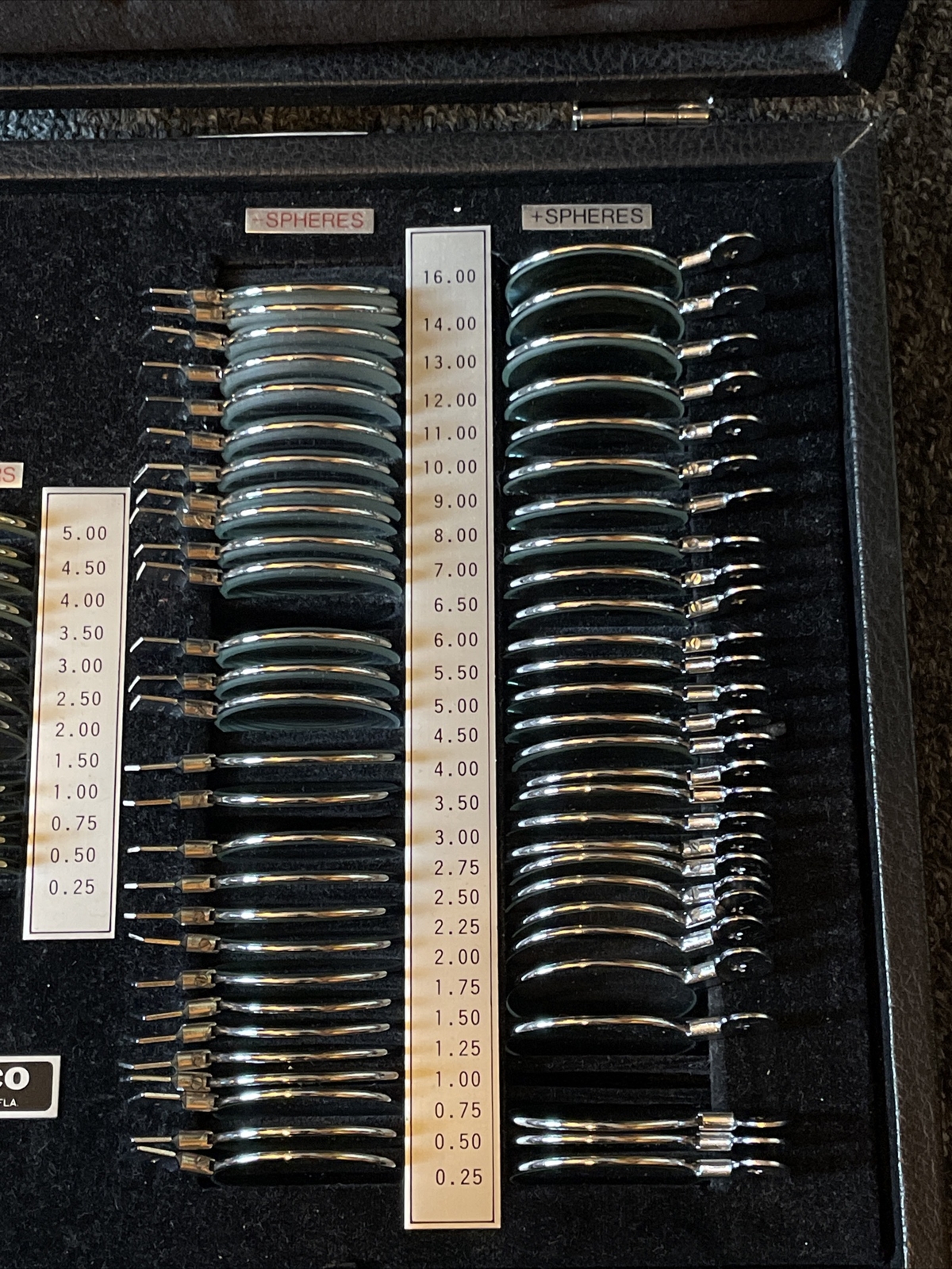 Marco Perimeter Trial Lens Set 68pc- optical metal rim ophthalmic ...