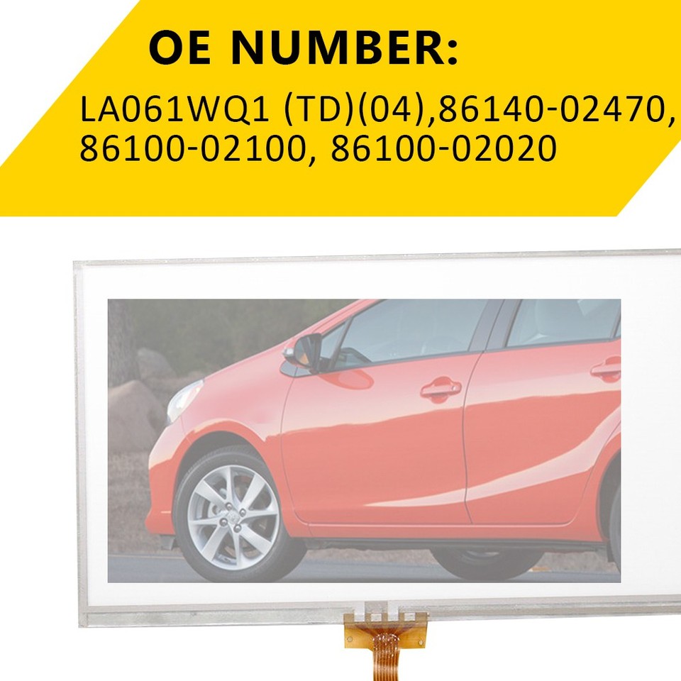 Touch Screen Glass Digitizer For 14-18 TOYOTA Corolla Camry Prius Radio ...