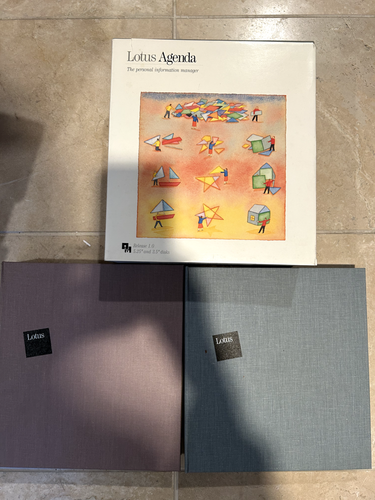 Lotus Agenda Release 1.0 5.25" Tutorial Applications & User's Guide ...