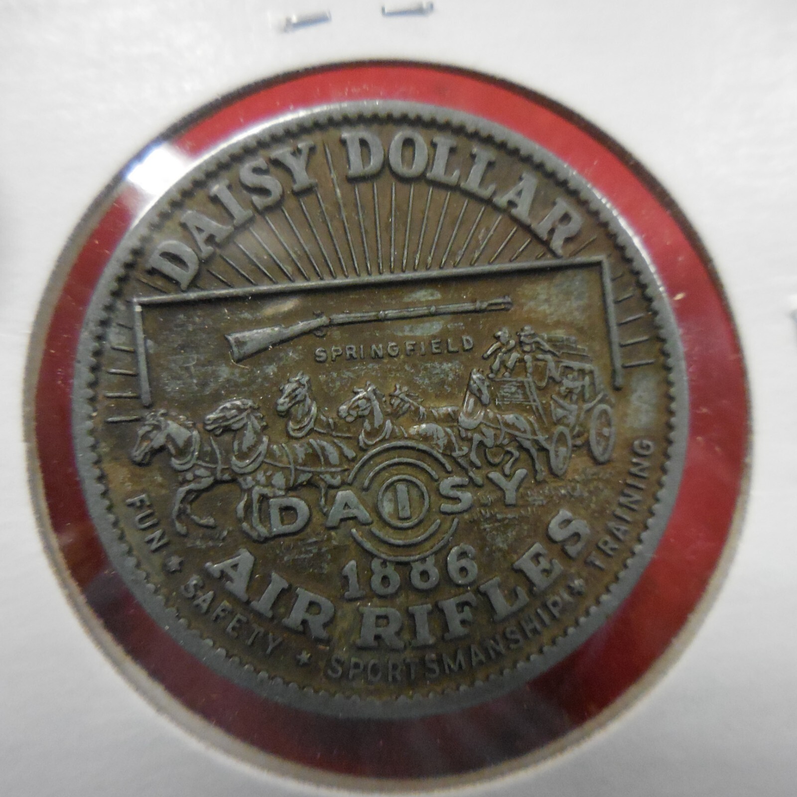 Vintage Daisy Dollar Air Rifles Guns of the West Medal Coin Token C2951 ...